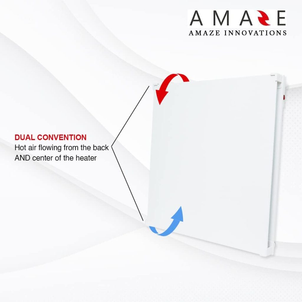 Amaze-Heater DUAL 400-Watt Electric Convection Room Heater – Amaze Heaters